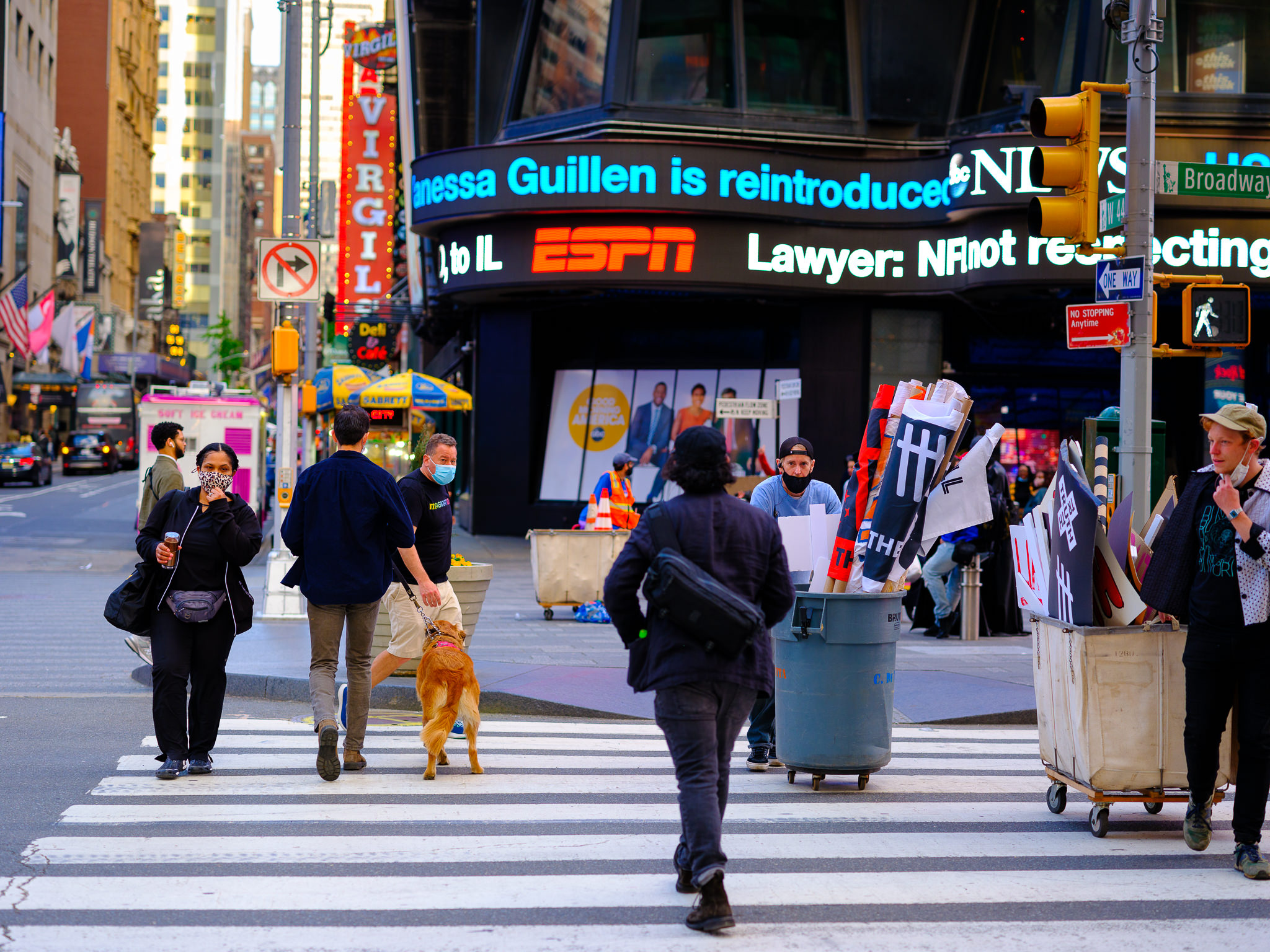Light Happens: Three Views Of A Crosswalk - New York (2021)