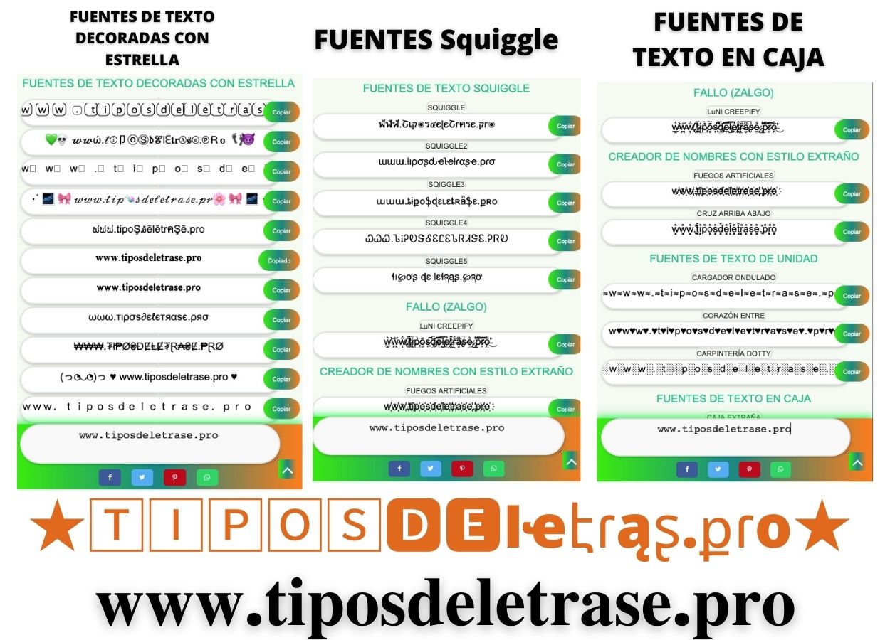 𝐓𝐢𝐩𝐨𝐬 𝐃𝐞 𝕷𝖊𝖙𝖗𝖆𝖘 𝕭𝖔𝖓𝖎𝖙𝖆𝖘 Copiar y Pegar tipo de letras Cambiador ...