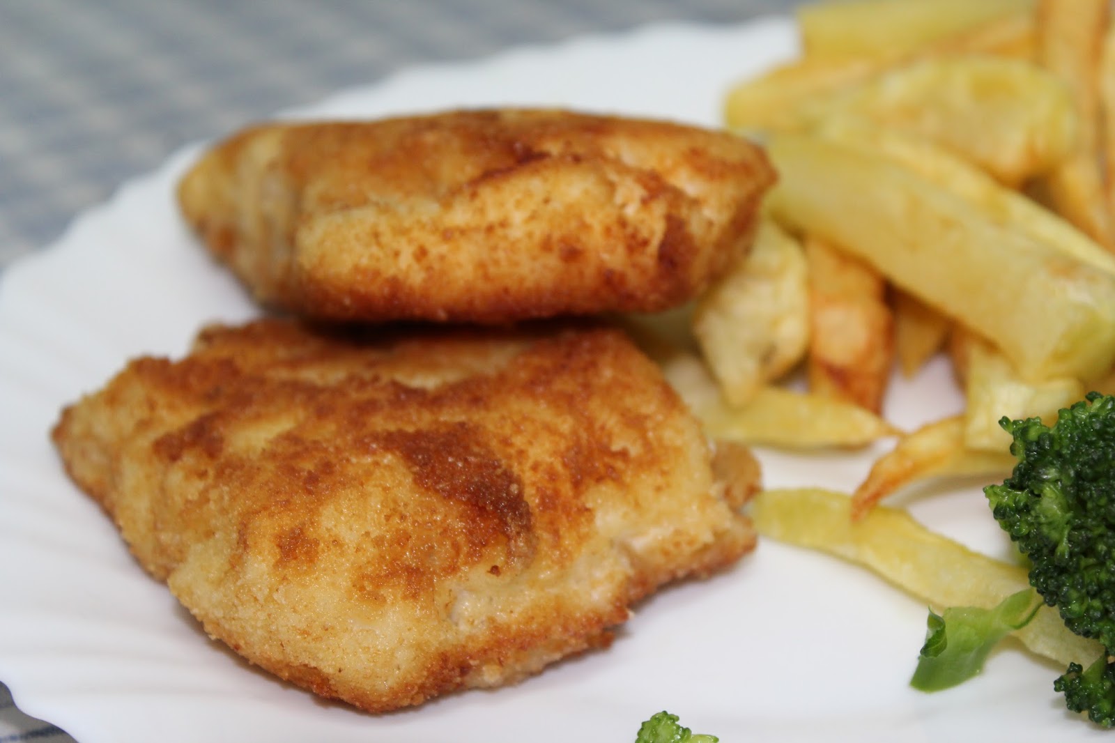 Filetes de bacalhau fresco panados - Baú da Conceição