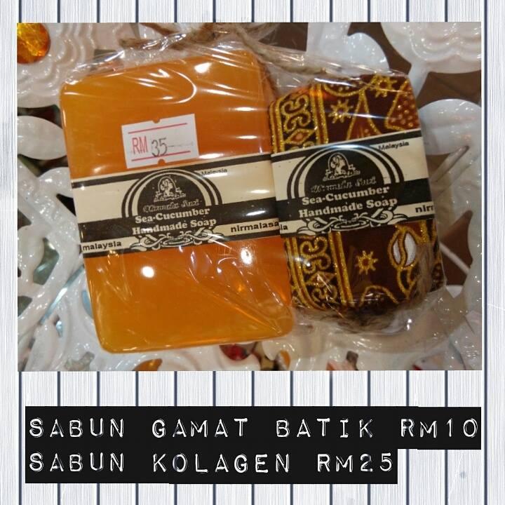 KOSMETIK & RAWATAN SALON NIRMALA SARI: SABUN GAMAT & SABUN KOLAGEN