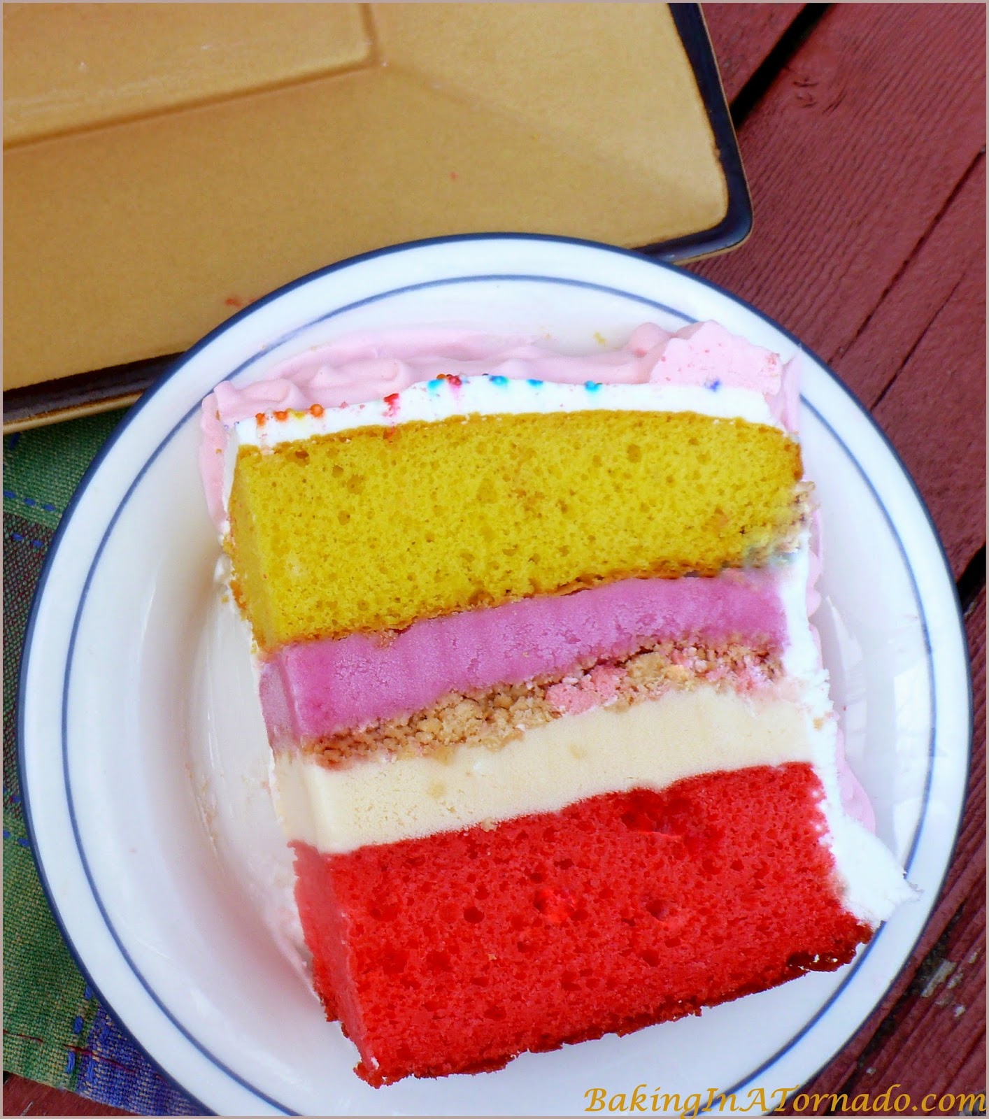 Baking in a Tornado: Lemon Raspberry Ice Cream Cake: Happiness Happens ...