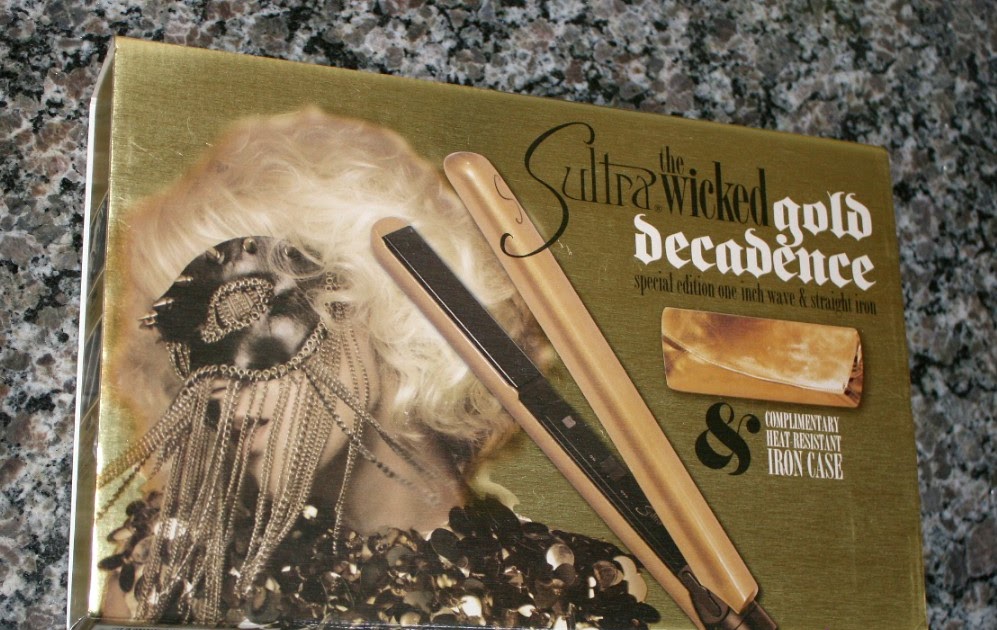 Scrangie: Sultra Limited Edition The Wicked Gold Decadence 1" Iron ...