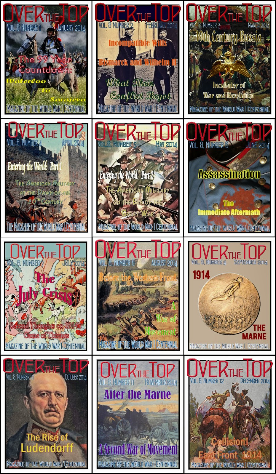 Roads to the Great War: Magazine of the World War I Centennial