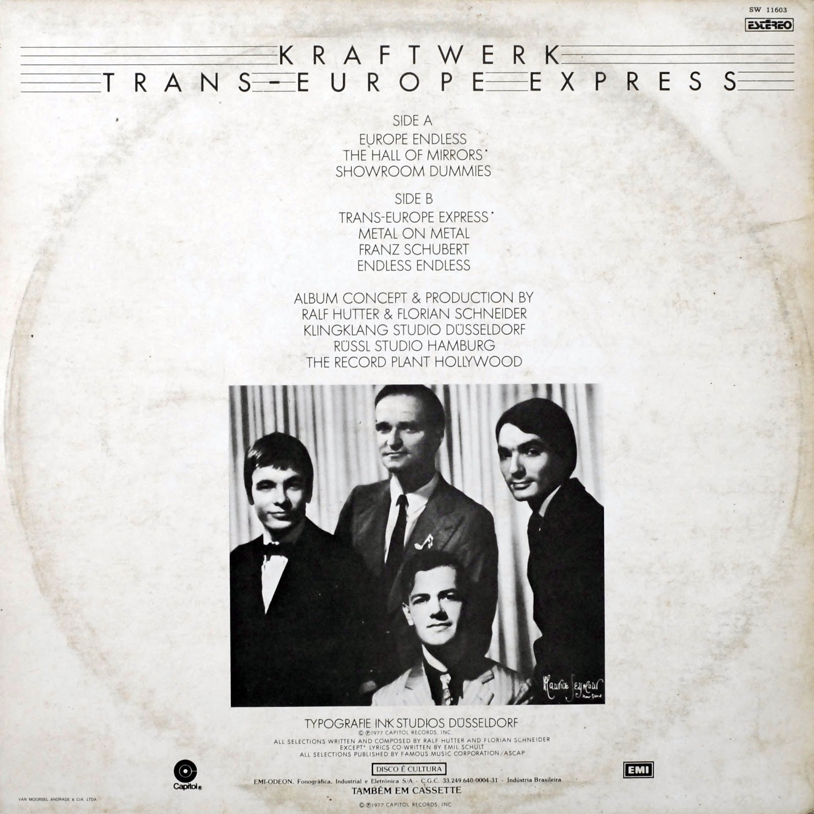 1977 Trans-Europe Express - Kraftwerk - Rockronología