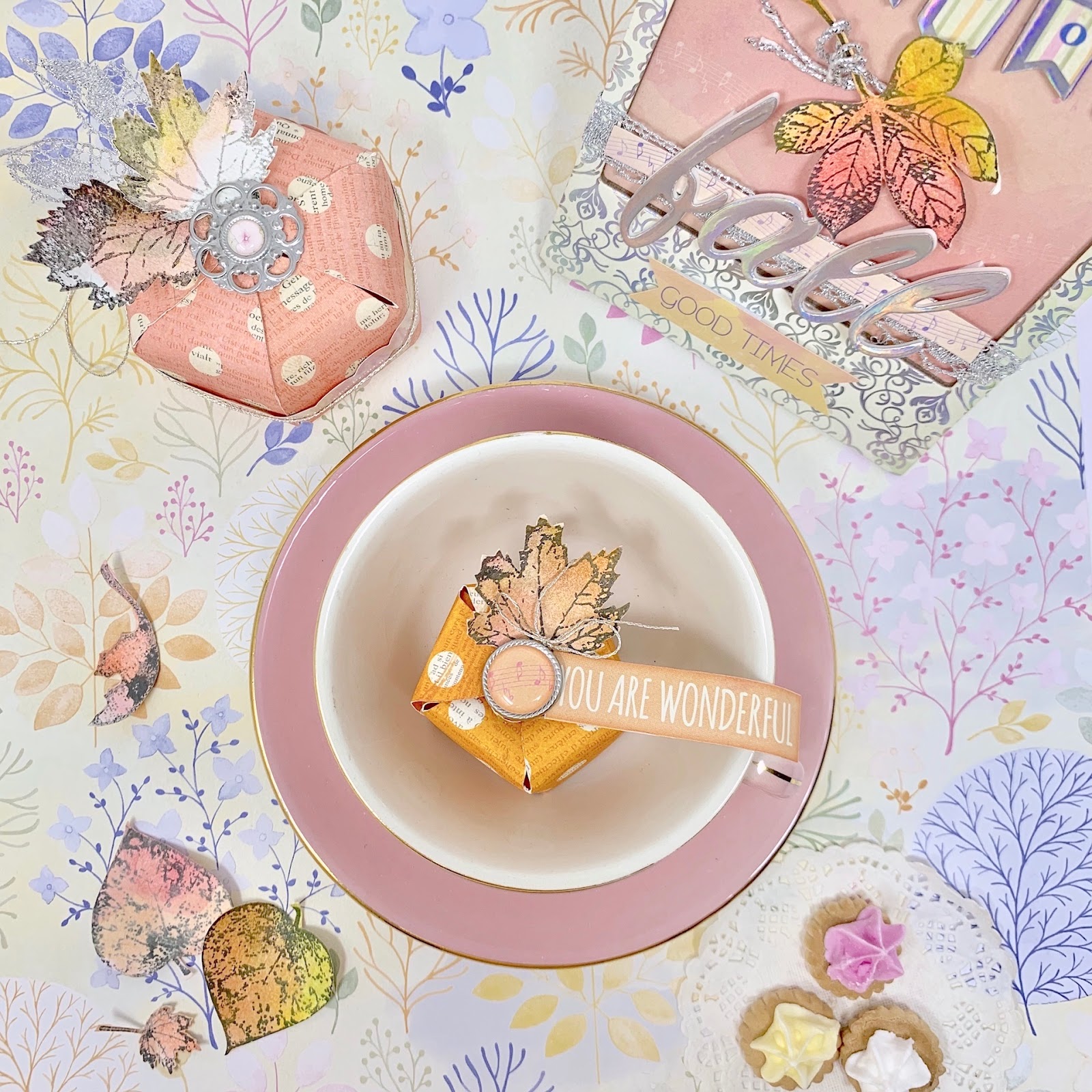 The BoBunny Blog: Fall Treatboxes with Angela