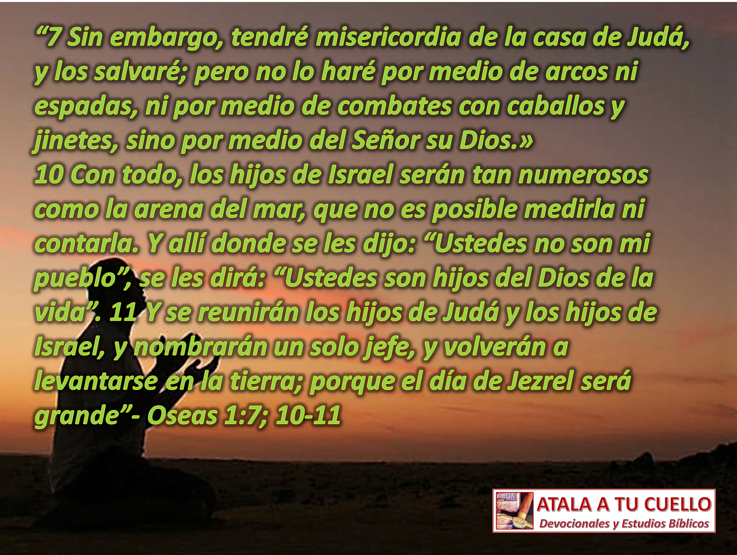 ATALA A TU CUELLO Devocional: Oseas 1