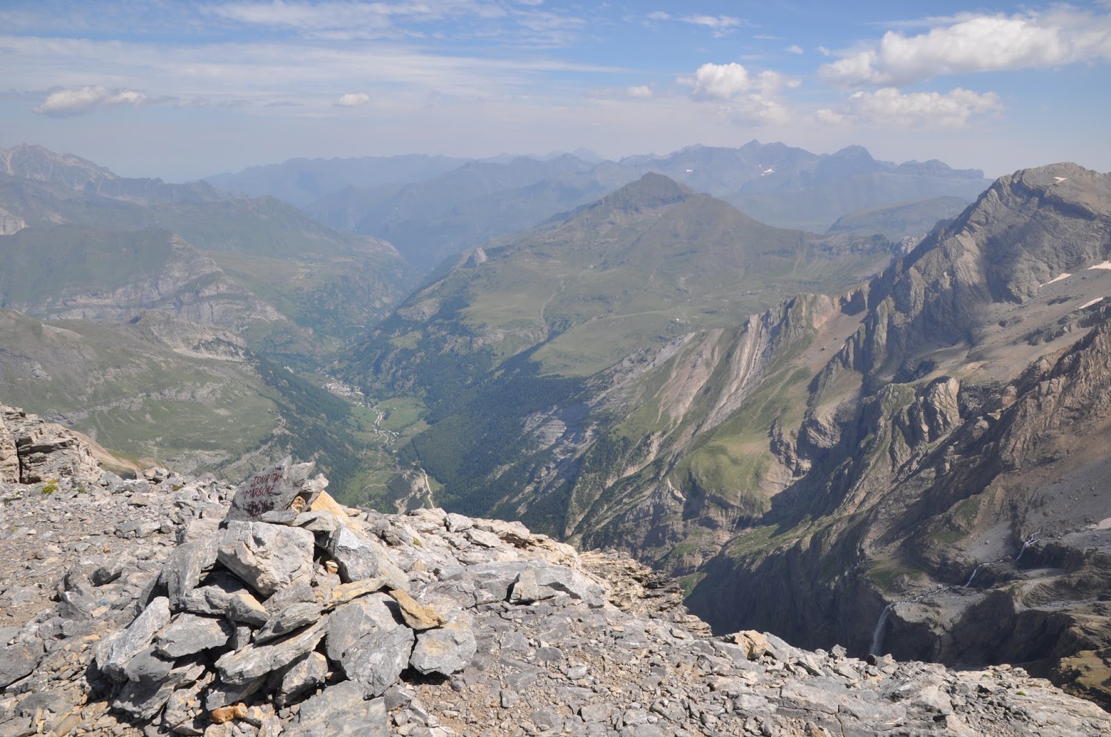 Tour du Marboré, 3009m, depuis le Col de Tentes.
