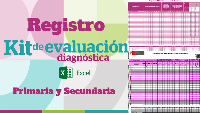 Registro del Kit de evaluación diagnóstica - Excel