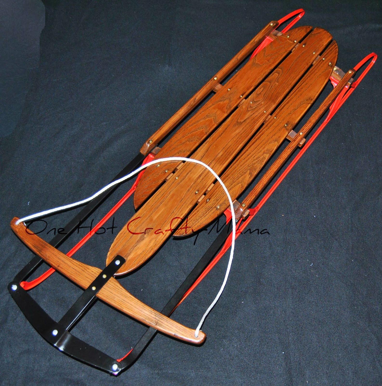 One Hot Crafty-Momma: Flexible Flyer Sled Restoration