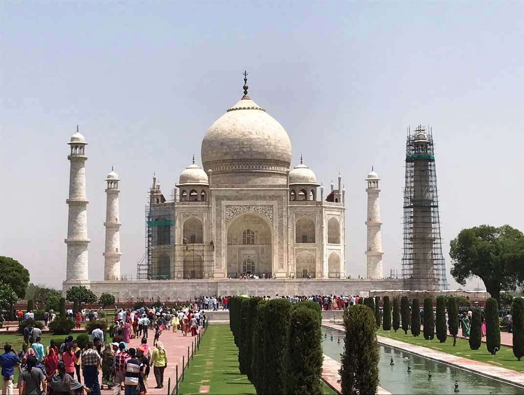 The Magic Tours Blog: Scaffolding at the Taj Mahal - June 2017