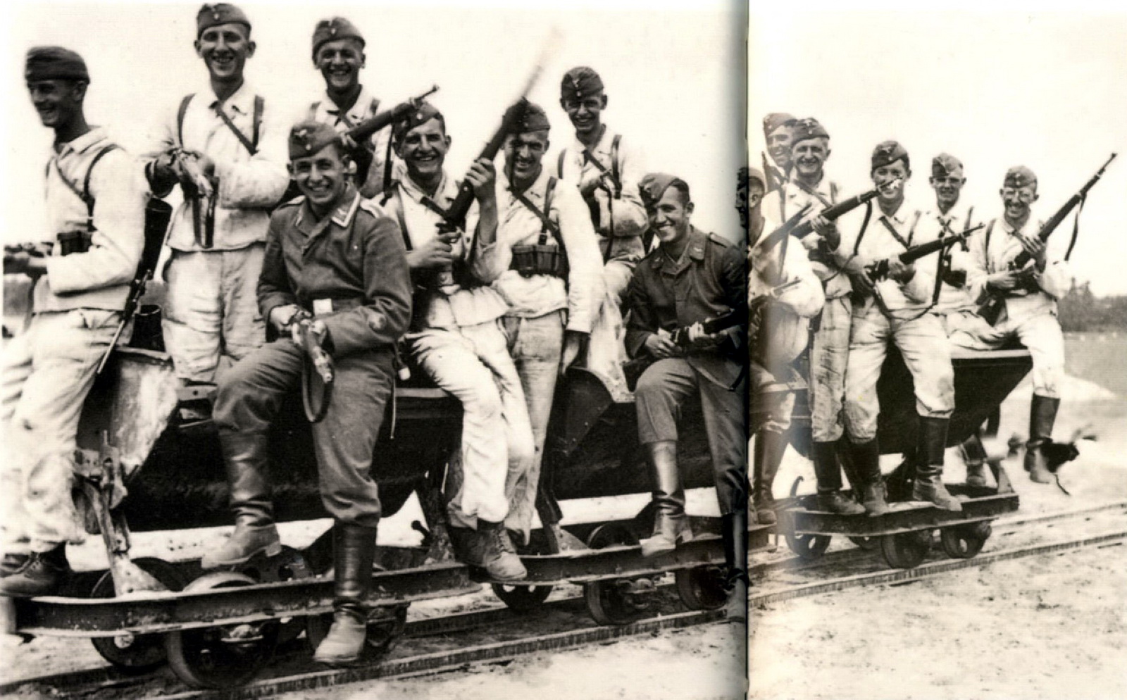 Men of Wehrmacht: Two Luftwaffe Instructors with Their Charges During ...