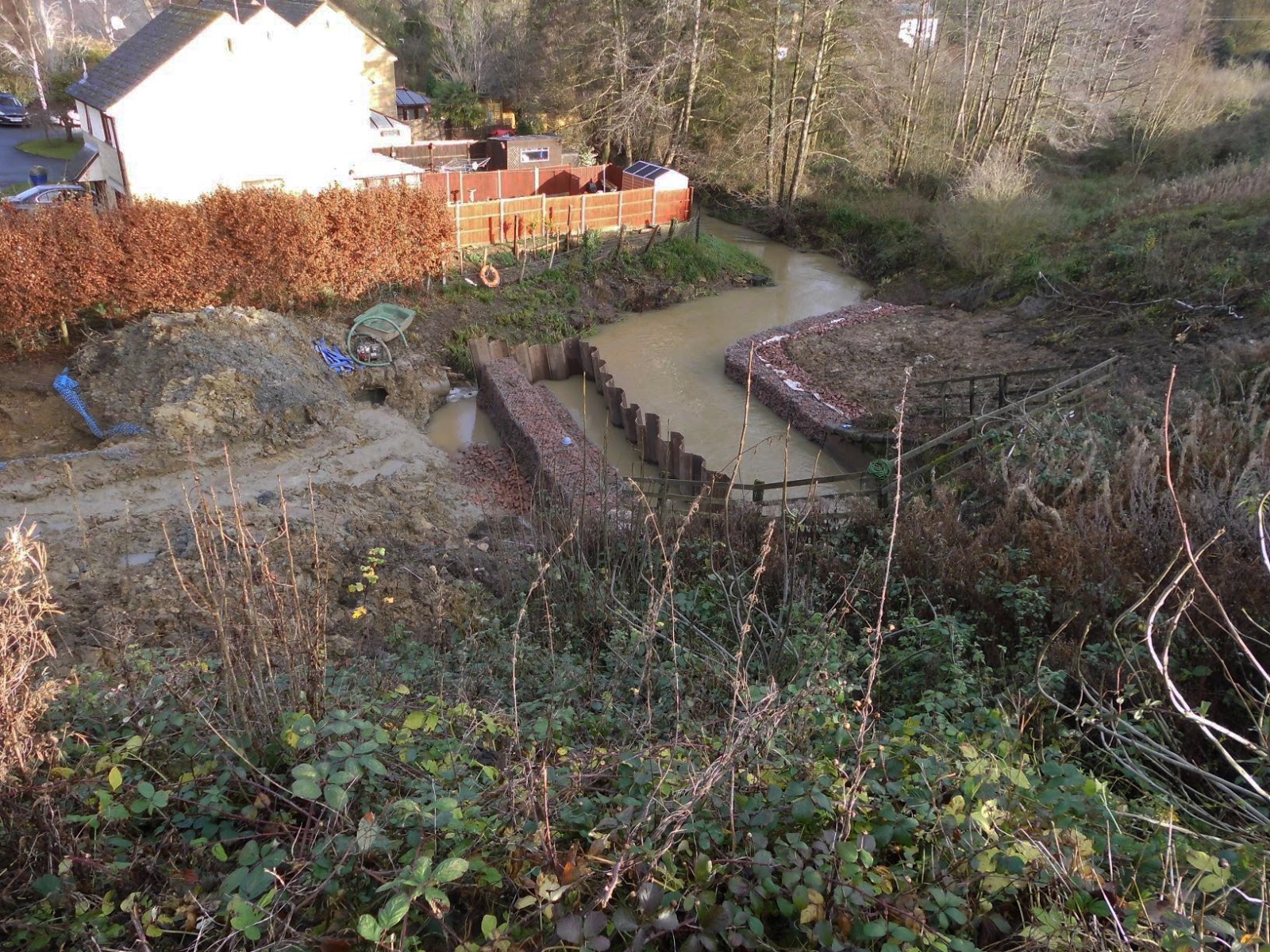 Civil Engineering Blog: River Isbourne works