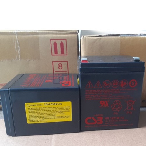 Ắc quy CSB 12V 5Ah, HR1221 F2 dùng cho UPS