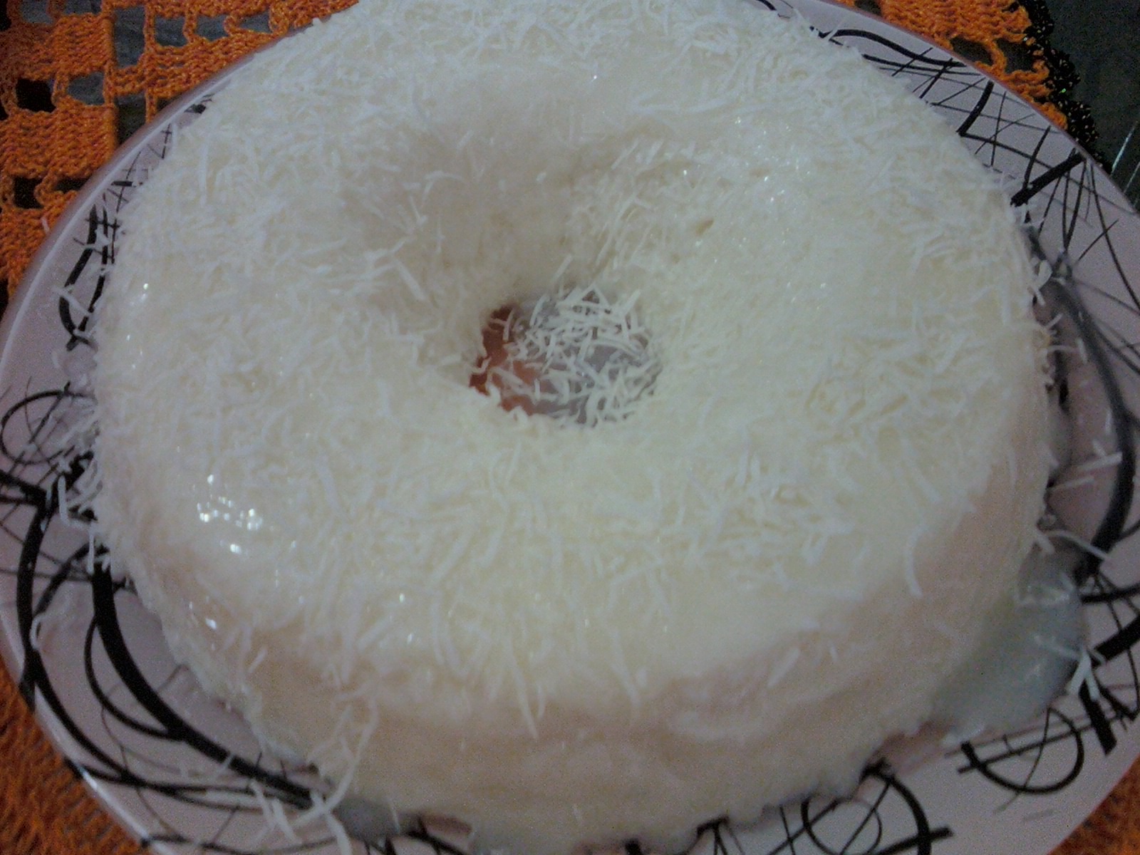 Culinaria e Receitas da Val: PUDIM DE TAPIOCA (em flocos)