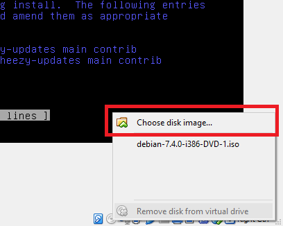 Menambah Repository CD Debian 7.4.0 Serta Install SSH - Pluviopedia