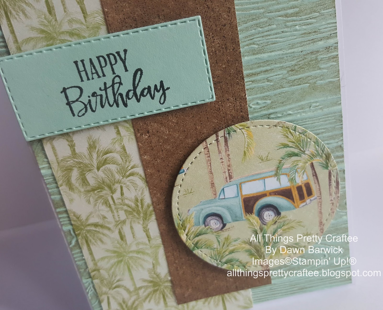 All Things Pretty Craftee: Tropical Oasis Designer Series Paper