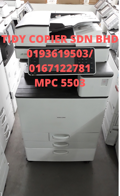 RICOH MPC 5503 WITH PRINTER AND SCANNER