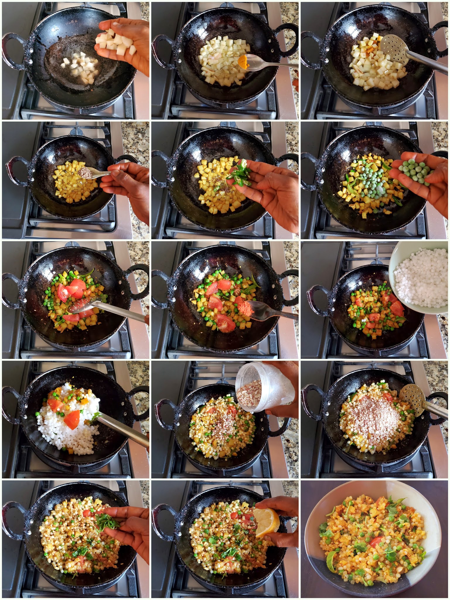 Sailaja Kitchen...A site for all food lovers!: Masala Sabudana Khichdi ...