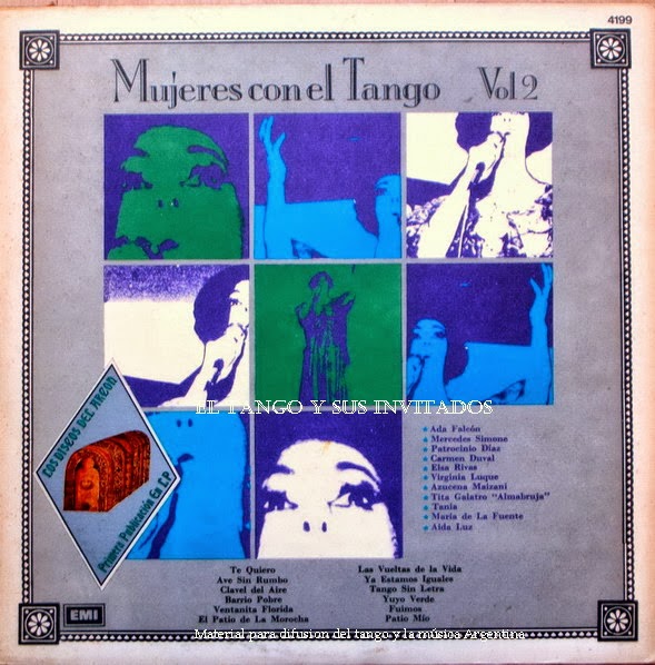 El Tango y sus invitados: Ada Falcon, Mercedes Simone, Patrocinio Diaz ...
