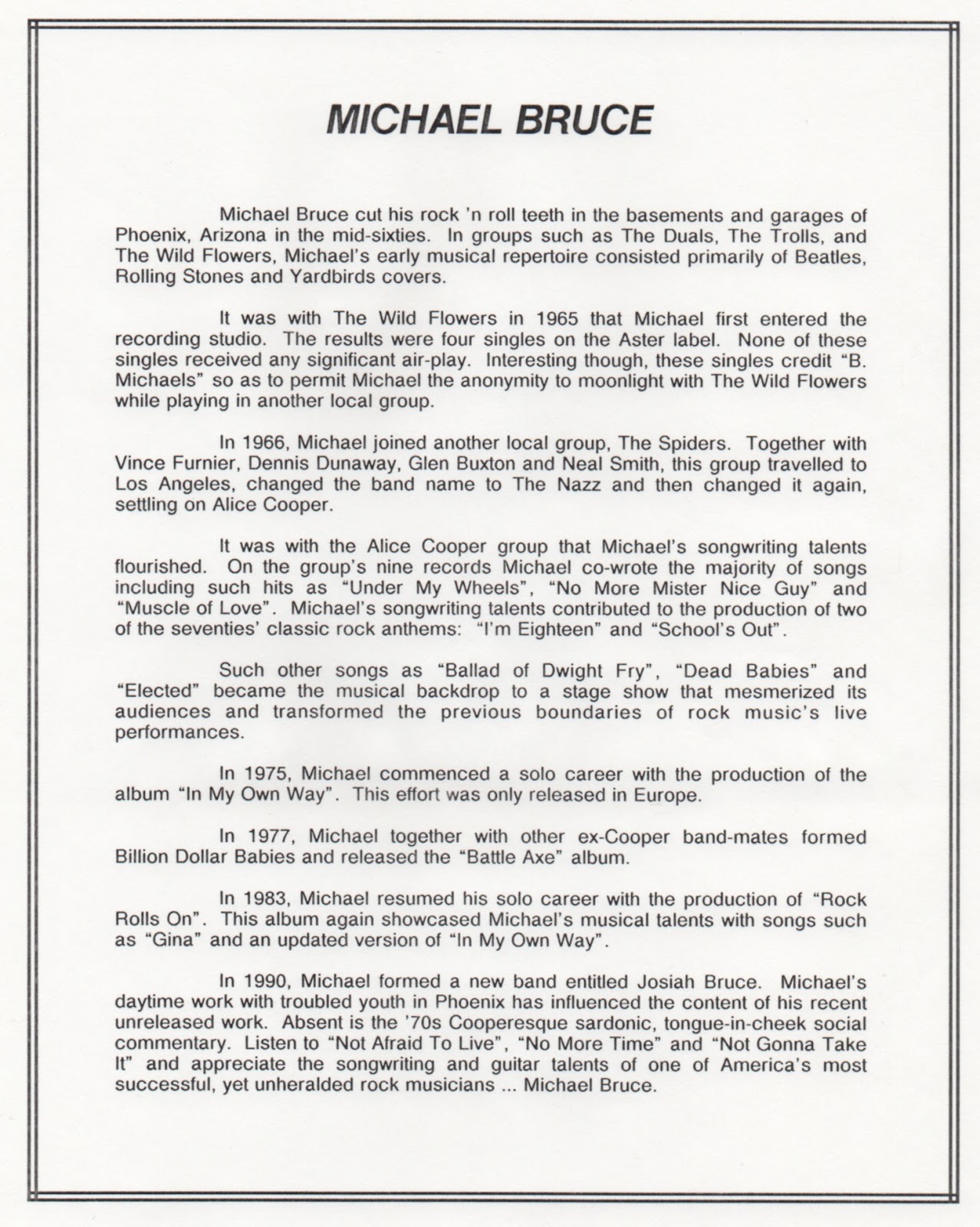 EvenSpot Speaks: Michael Bruce / Josiah Bruce