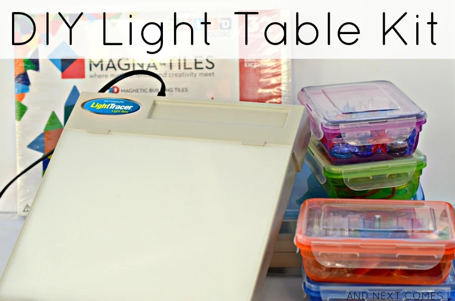 DIY Light Table Kit | And Next Comes L - Hyperlexia Resources