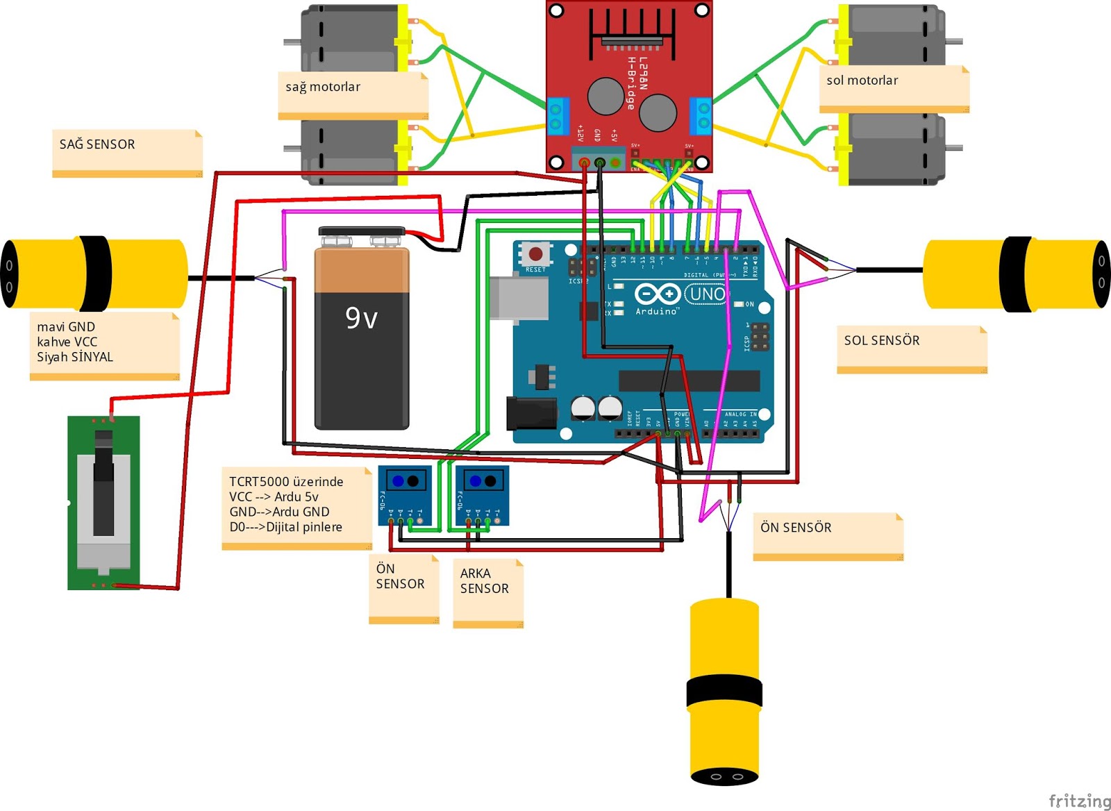 Arduino ile Sumo Robot Yapımı