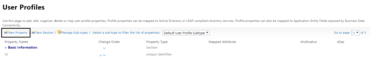 Add And Edit User Profile Properties In Sharepoint