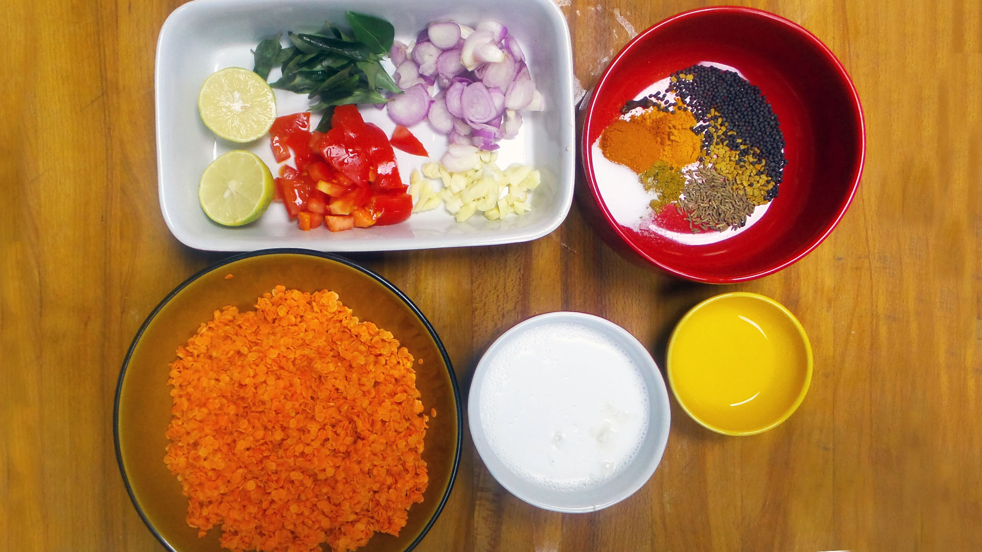 Sri Lankan Parippu (Dhal) Curry