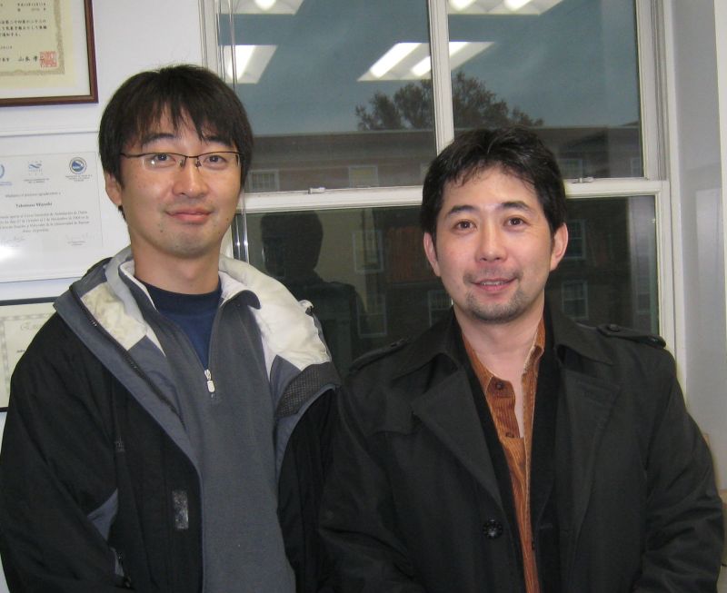Miyoshi's blog: Professor Watanabe and Dr. Chikamoto (U of Tokyo ...
