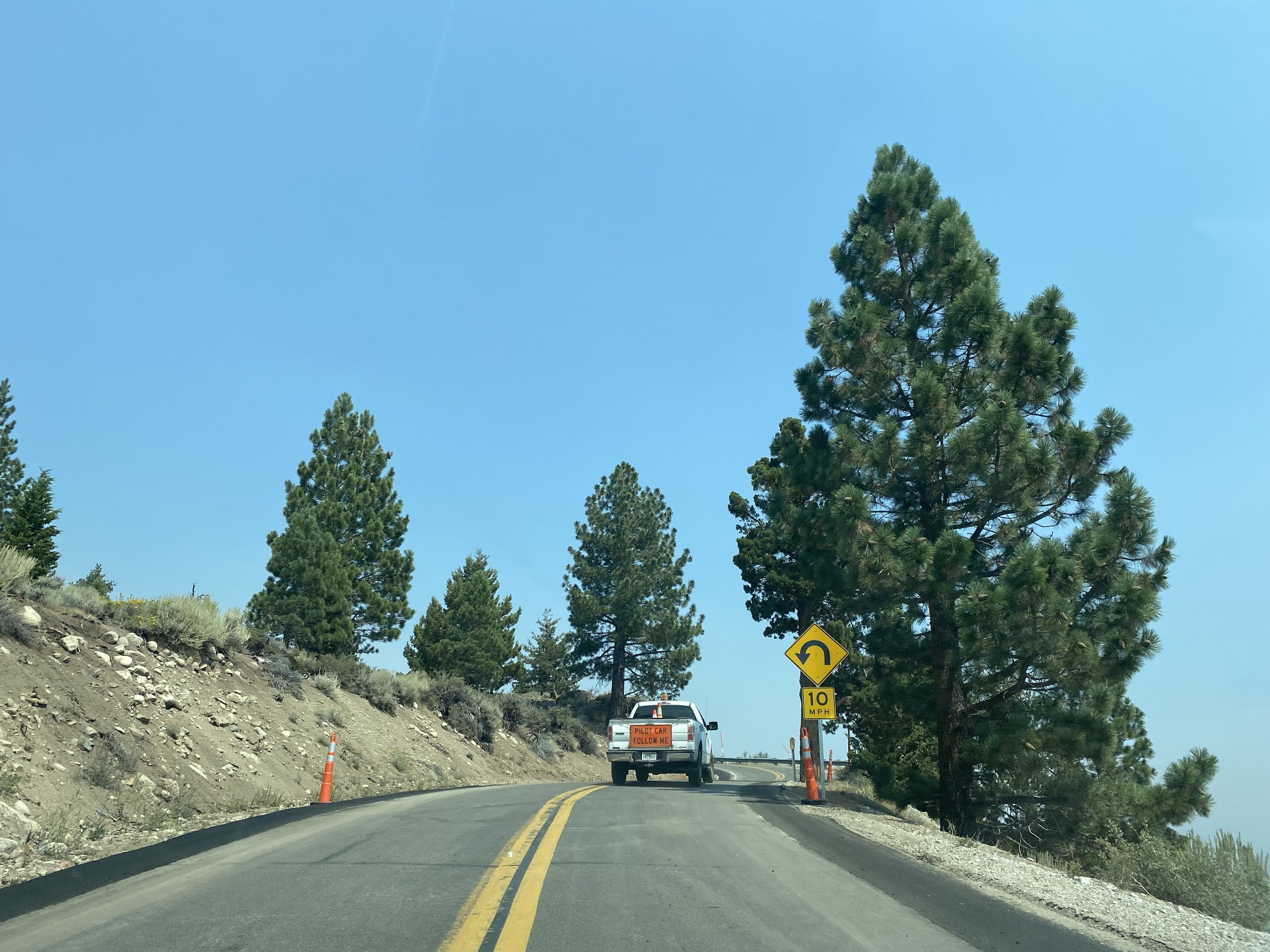 Trans-Sierra Highways; California State Route 108 over Sonora Pass