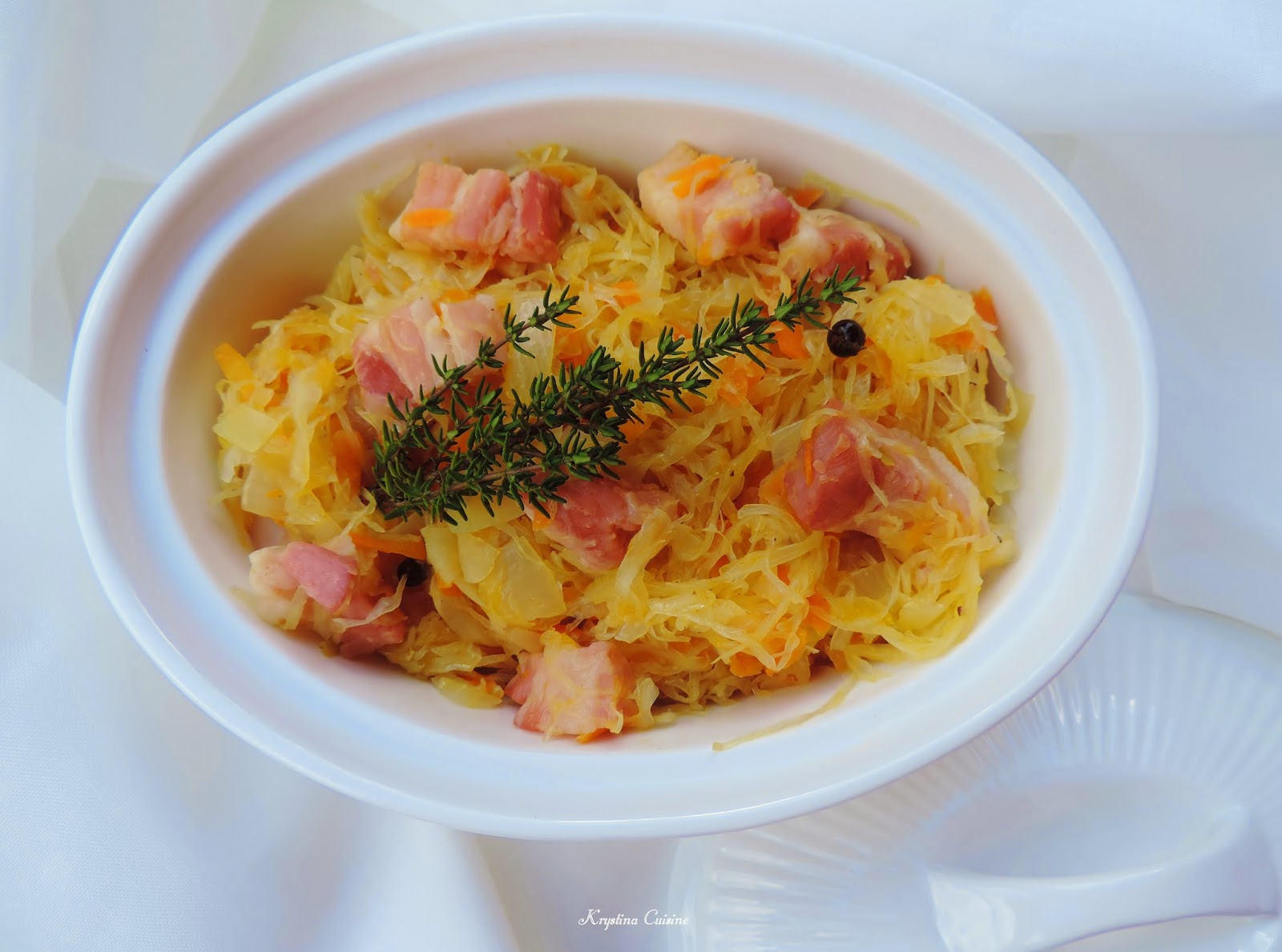 Krystina cuisine: Choucroute étuvée aux carottes