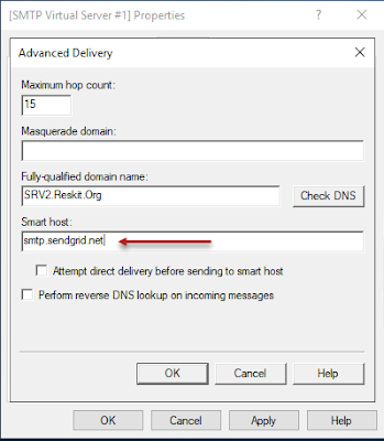 Under The Stairs: Setting up an SMTP Relay using SendGrid