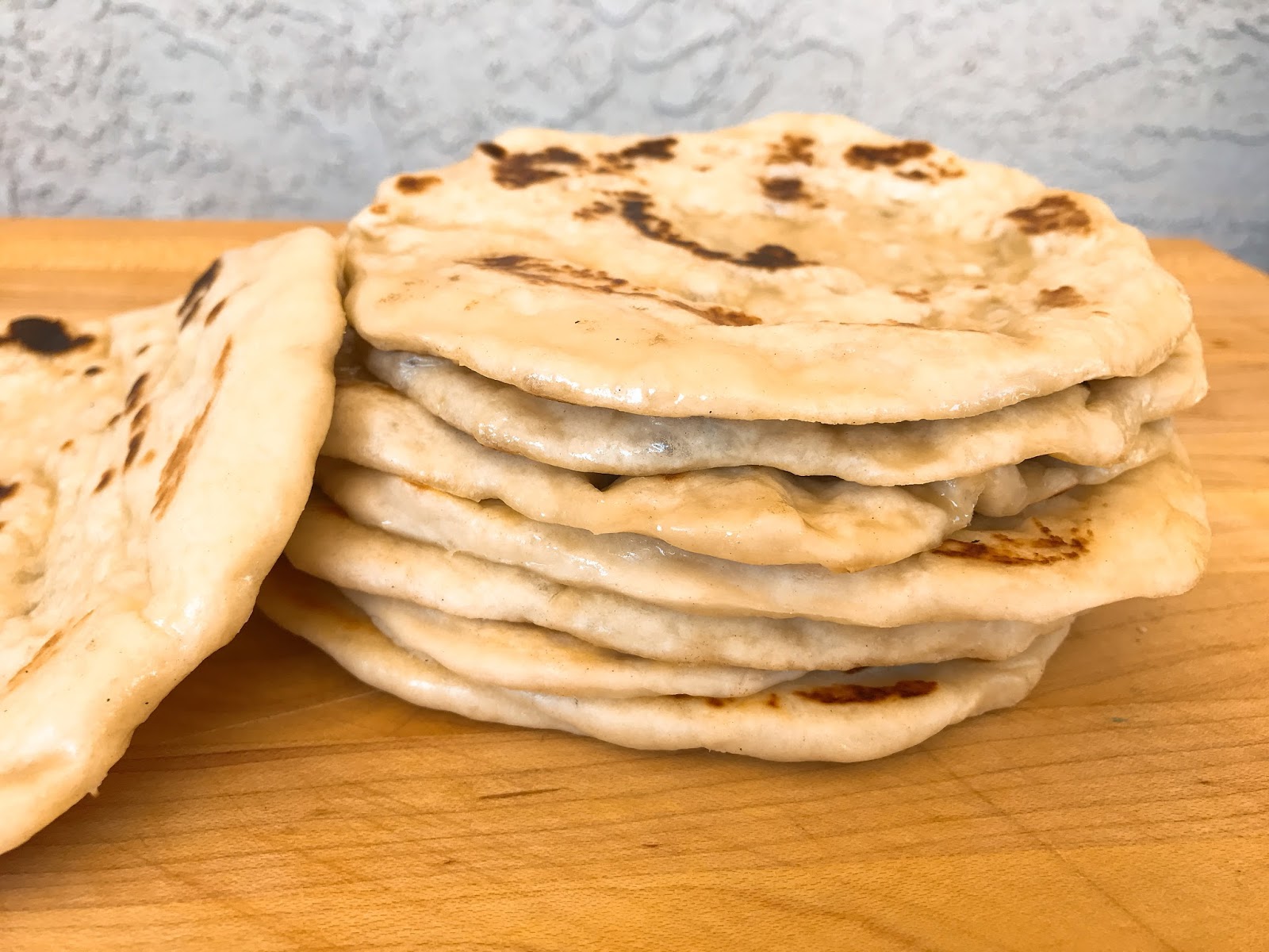 Warm and Buttery Homemade Naan