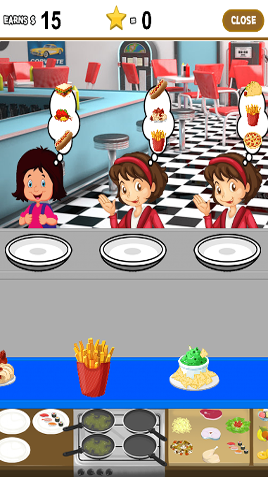 American Restaurant Games For Kids Education