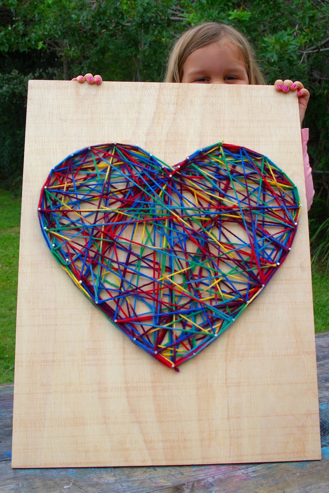  Kraftyguts Kids Craft Idea String Art