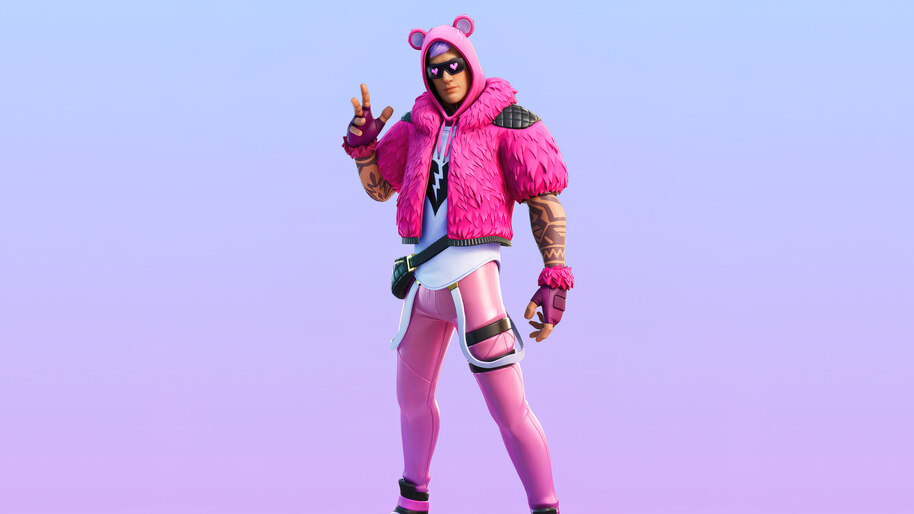 #5.3180, Fortnite, Cuddle King, Outfit, Skin, 4K Wallpaper PC Desktop