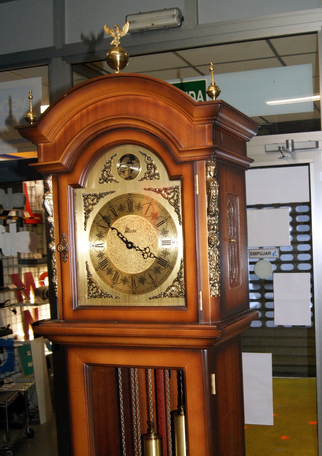 Articulos curiosos; reloj pendulo de pie -PENDULO MICRO TEMPUS FUGIT ...