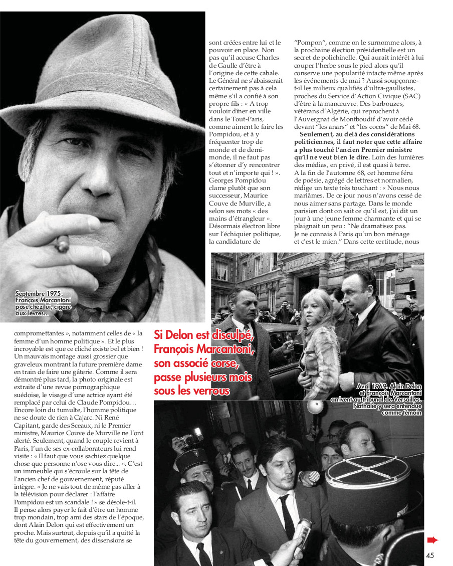 ALAIN DELON: EL CASO MARKOVIC. L'AFFAIRE MARKOVIC TEXTOS