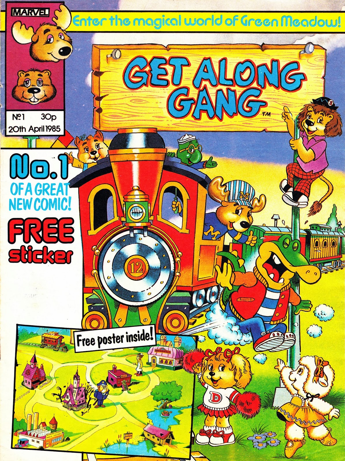 STARLOGGED - GEEK MEDIA AGAIN: 1985: GET ALONG GANG ISSUE 1 (Marvel UK)