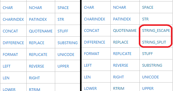 HodentekMSSS: String_escape() new in SQL Server 2016