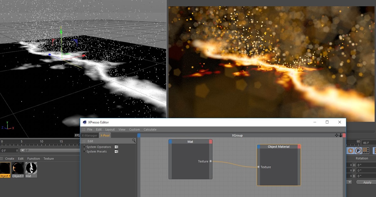 How to link C4D Textures to Cycles4D via X-Presso | CG TUTORIAL