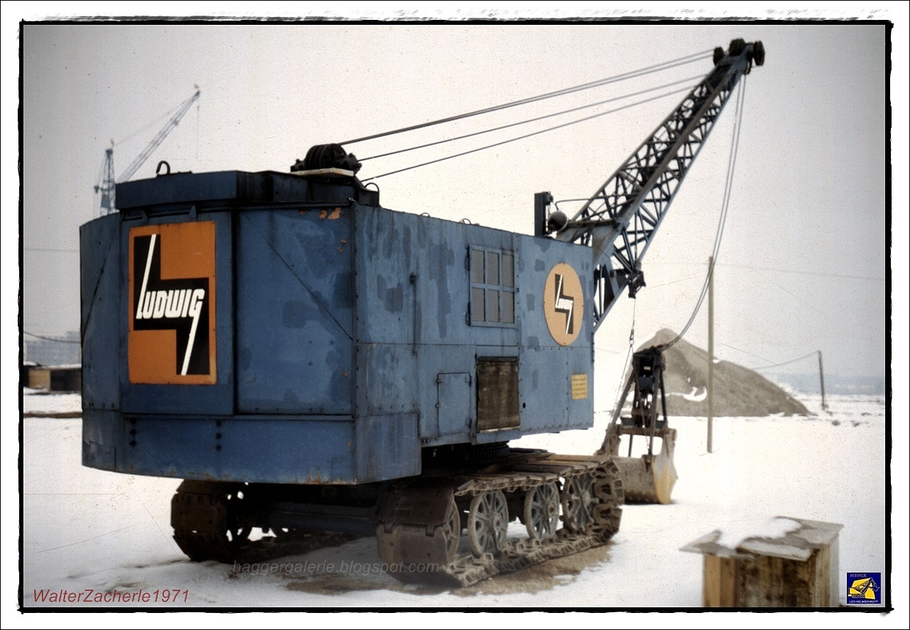 Bagger Galerie Construction Machines: MENCK Mb Seilbagger mit Greifer