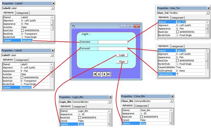 Login Form With Adodc Connection To Ms Access In Vb60 Tips Skotechlearn Tips