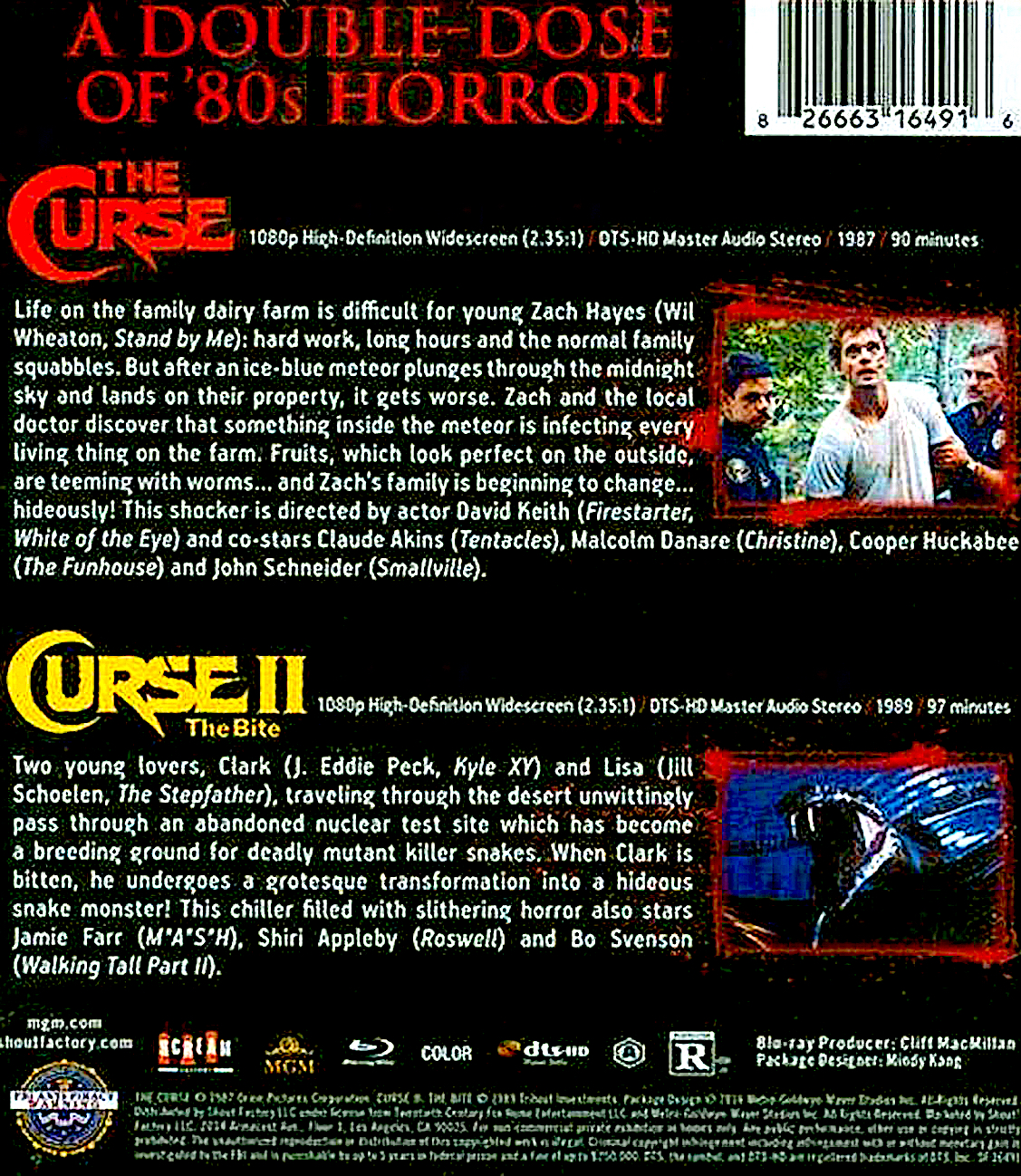 blu-ray and dvd covers: SCREAM FACTORY DOUBLE FEATURE BLU-RAYS: BAD ...