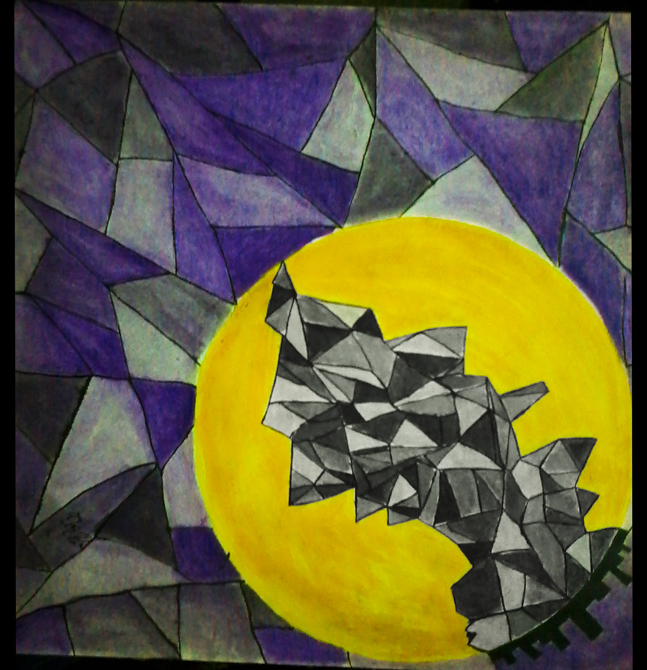 Taller de Plastica UDE: Ejercicio #1. Composición con figuras geométricas