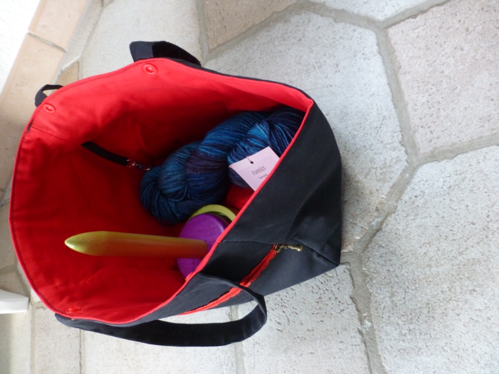 Meine kreative Welt: Projekttaschen für mein Strickzeug