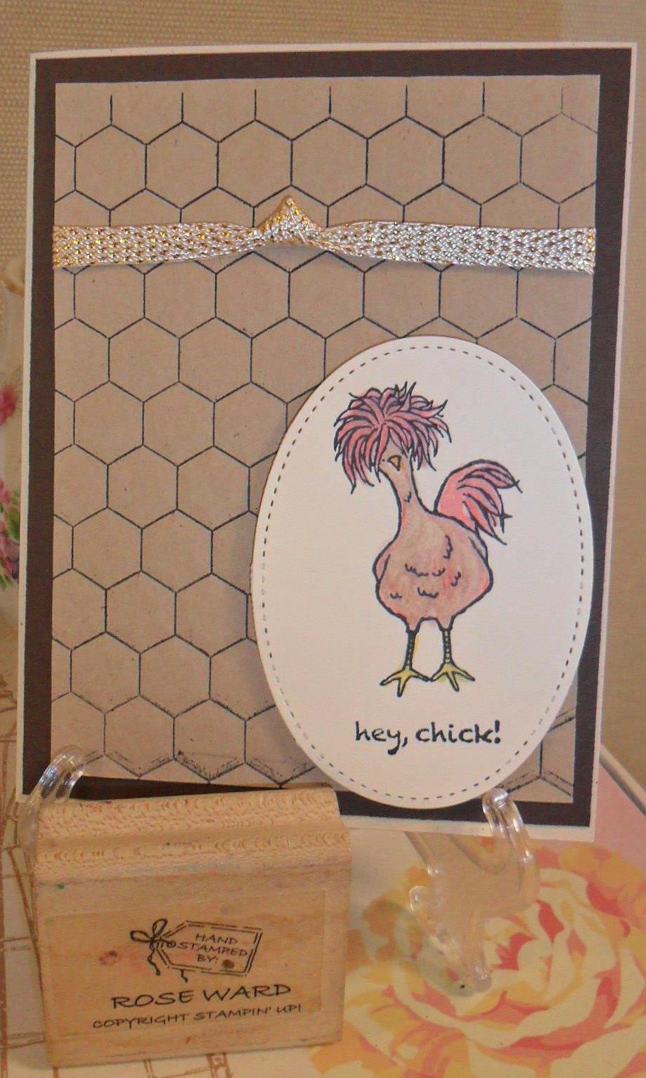 Stampersdelight: Stampin Up Hey Chick Sample Card .. Free set with $50 ...