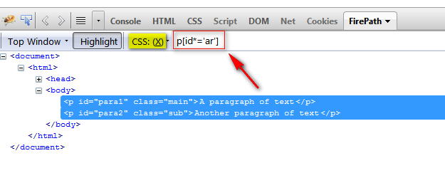 Selenium-By-Arun: 367. Using ^= , $= and *= in CSS selector Selenium-By-Arun: 367. Using ^= , $= and *= in CSS selector
