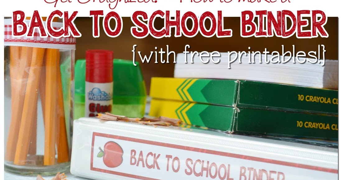 {FREEBIE} Back to School Binder Printables - My Computer is My Canvas