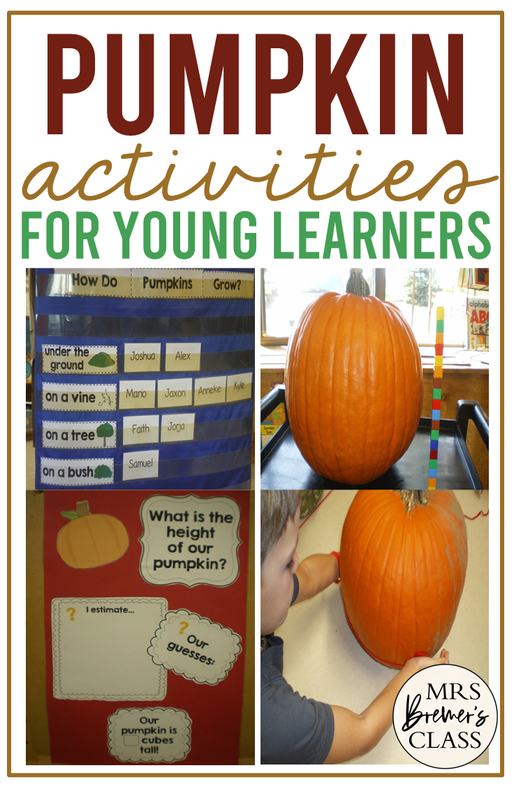 Pumpkin Fun! {Math and Literacy Activities with Pumpkins!} | Mrs ...